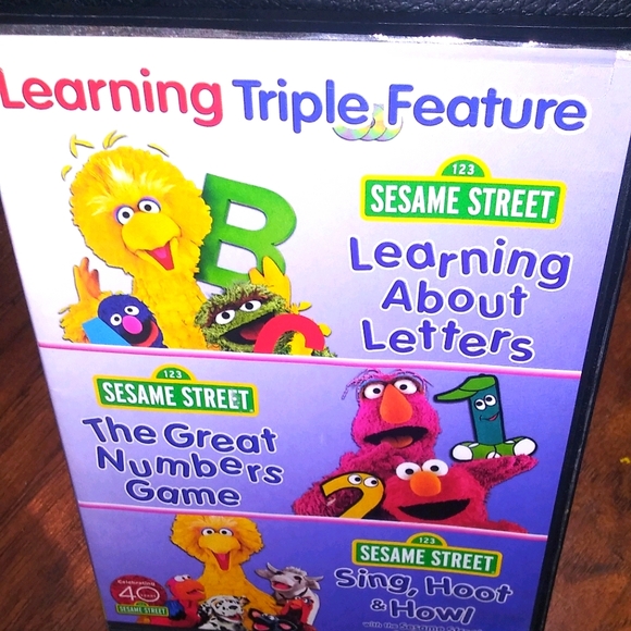 Sesame Street | Toys | Vintage Sesame Street Learning Triple Play Dvd ...